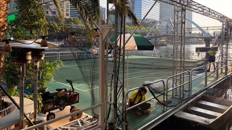 Arbory Afloat Pickleball Enclosure | Partridge